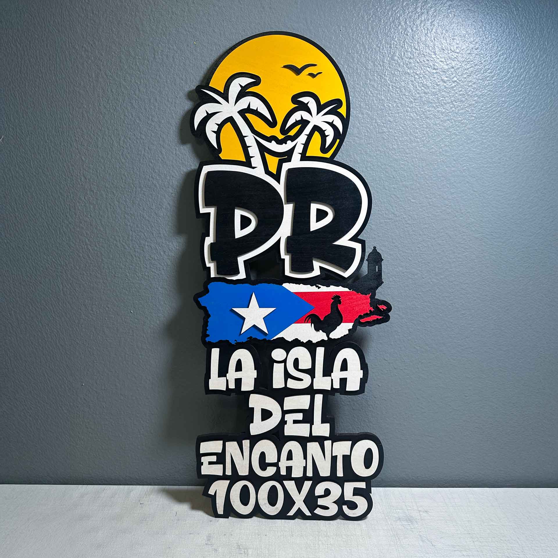 Handmade Puerto Rico Wall Decor 11x27 inch. – Kingdom Masterpieces